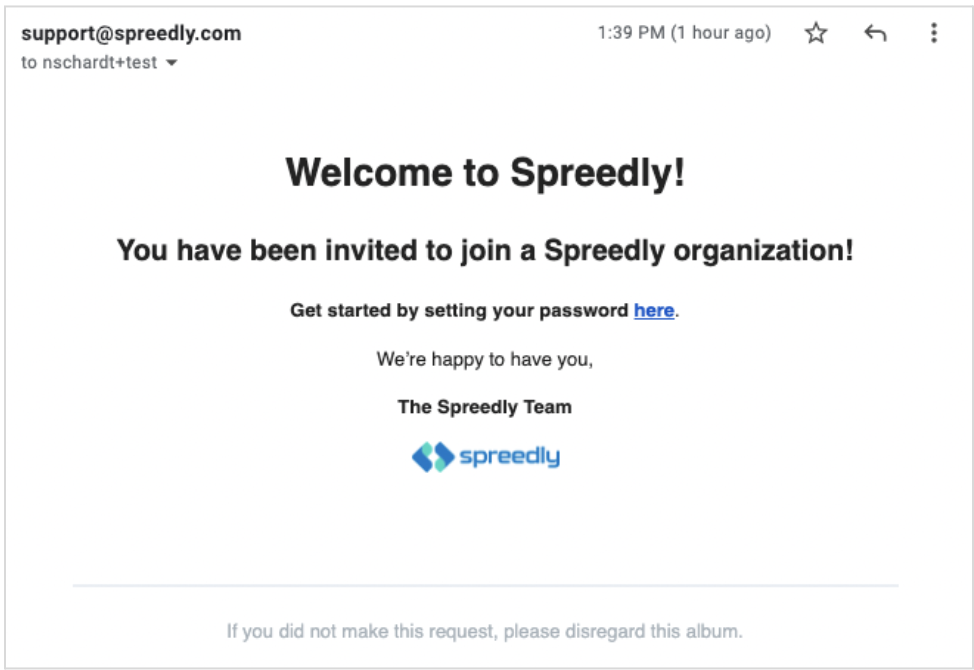 Add and manage users on your account – Spreedly Help Center